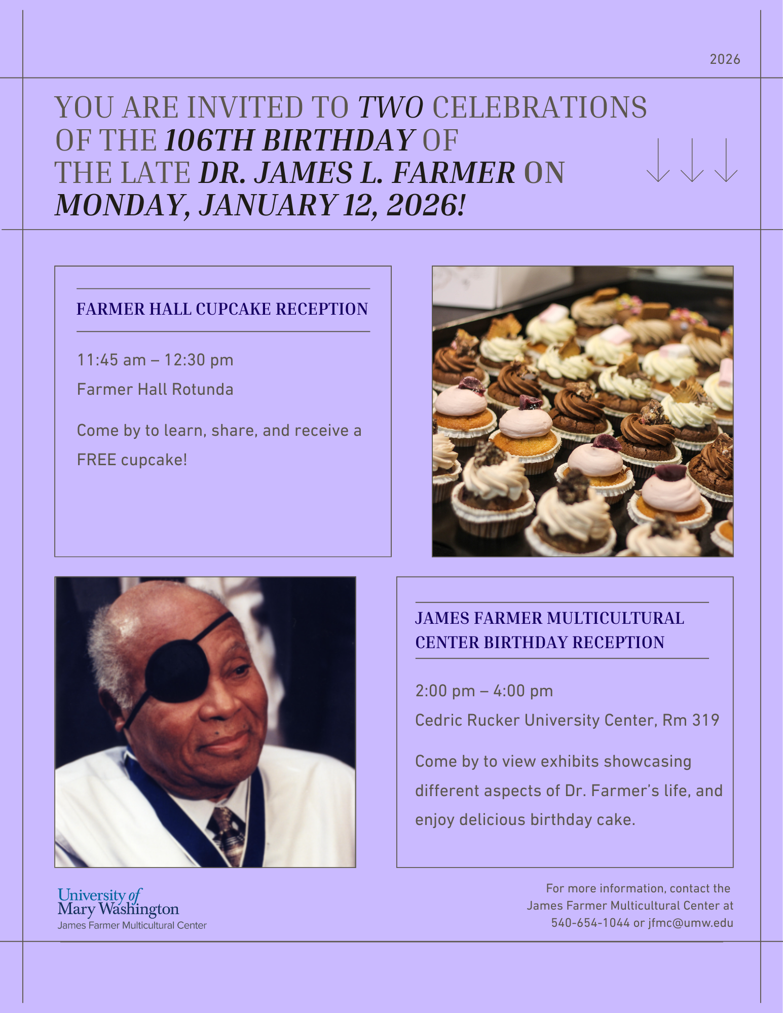 106th birthday of the late Dr. James L. Farmer on Monday, January 12 ...